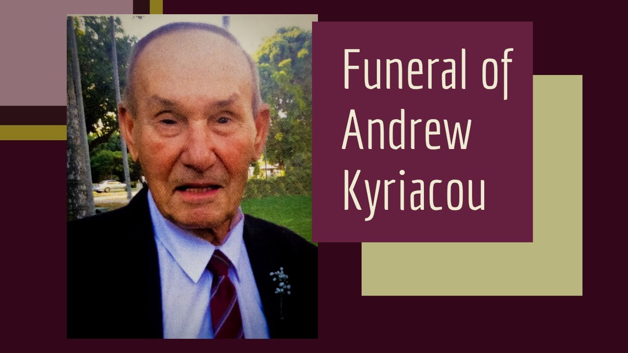 Funeral of Andrew Kyriacou - YouTube