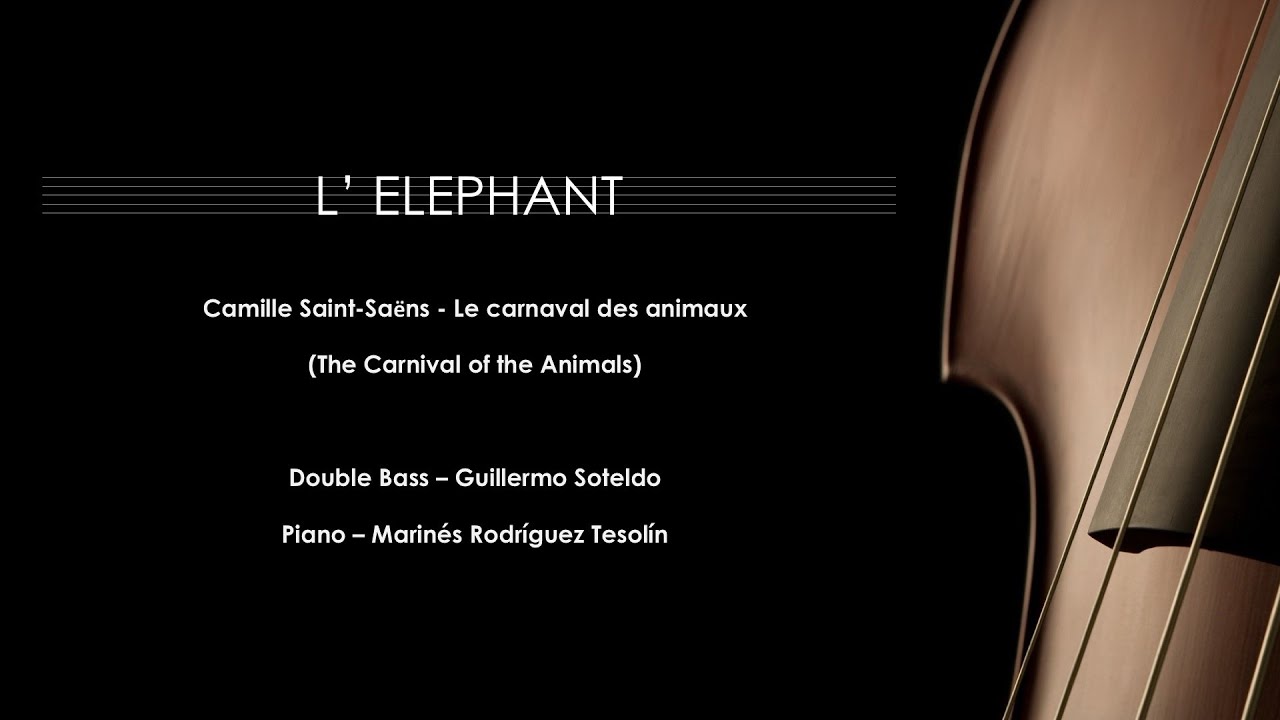 Camille Saint-Saëns - L'Elephant (The Carnival of the Animals) - YouTube