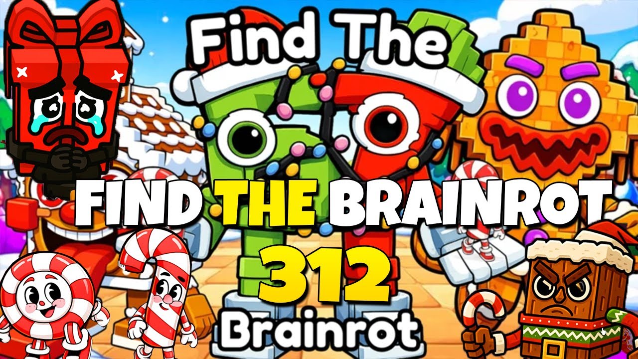 FIND THE BRAINROT 312 Roblox | Cómo ENCONTRAR LOS 16 BRAINROTS NUEVOS ...