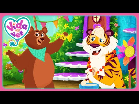 Party Mit Vida, Der Tierärztin! (Zusammenstellung) | Vida der Doc | Cartoons für Kinder