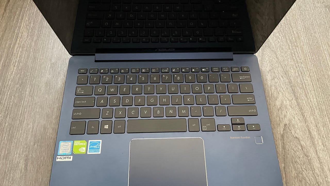 Asus Zenbook UX331UN Keyboard Sound Test - YouTube