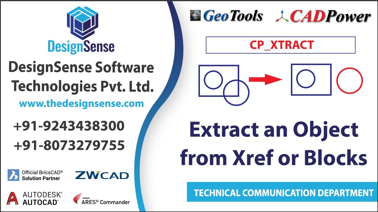 Cadpower Tutorials Extract An Objects From Xref Or Blocks Using 1329