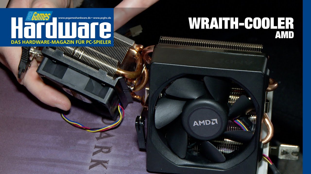 AMD Wraith-Cooler @ FX-8370 - YouTube