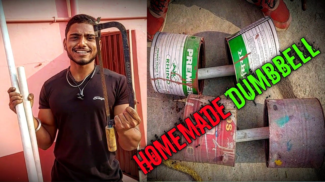 How to Make Homemade Dumbbells in Lockdown - The Home Gym - YouTube