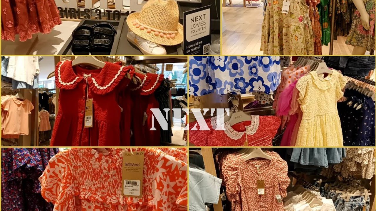 NEXT UK GIRL'S SUMMER COLLECTION / JULY 2022. COME SHOP WITH ME. - YouTube