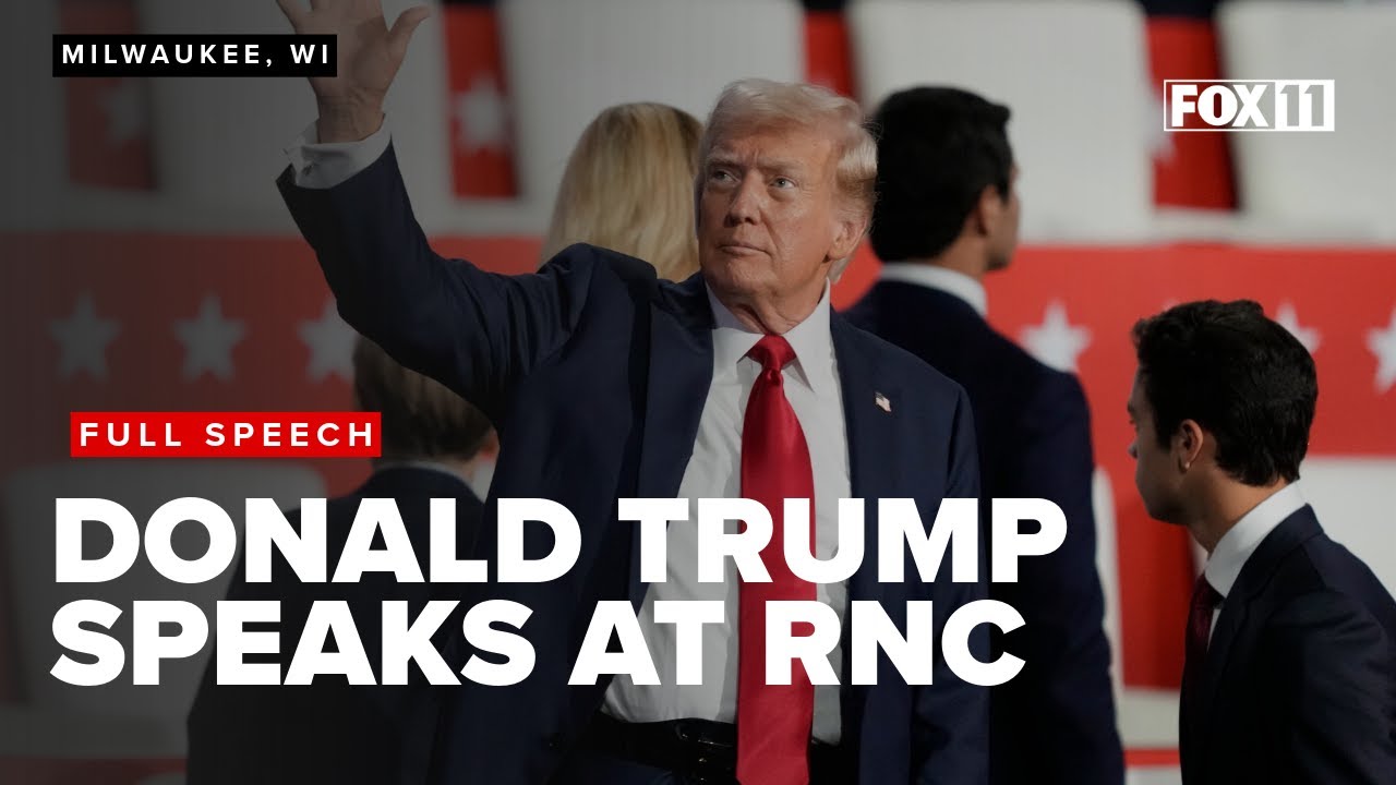 Donald Trump accepts Republican nomination at RNC - YouTube