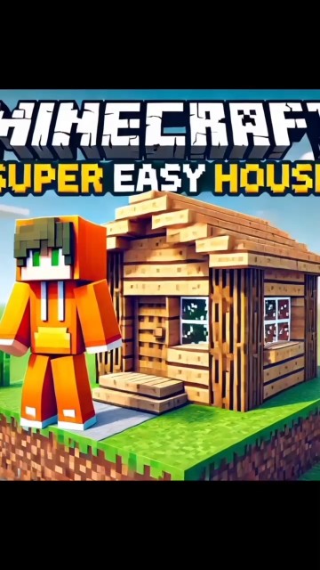 Minecraft super easy house #shorts - YouTube