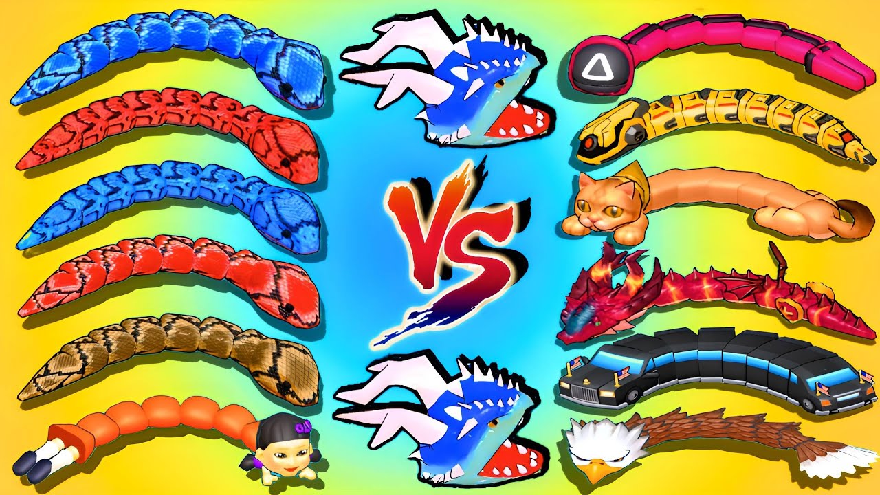 Amazing 😍 1 Hour Snakes fight 🤬 Legendary Snake Max Level - Comman ...