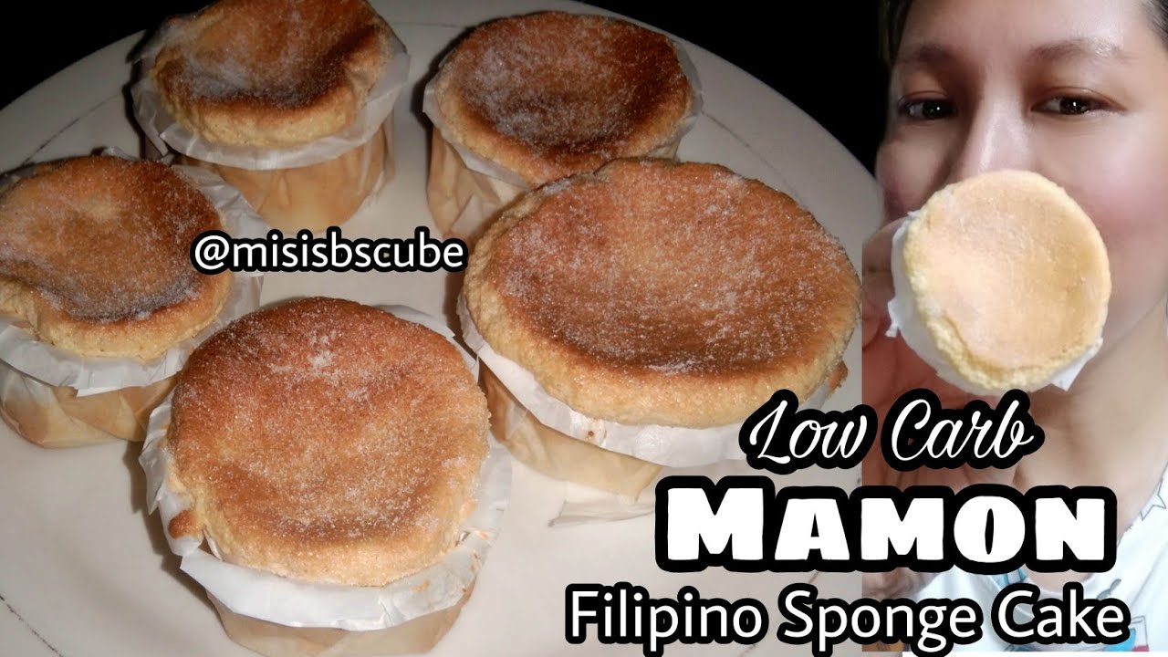Low Carb LC Keto Mamon Filipino Sponge Cake Easy Recipe Philippines ...