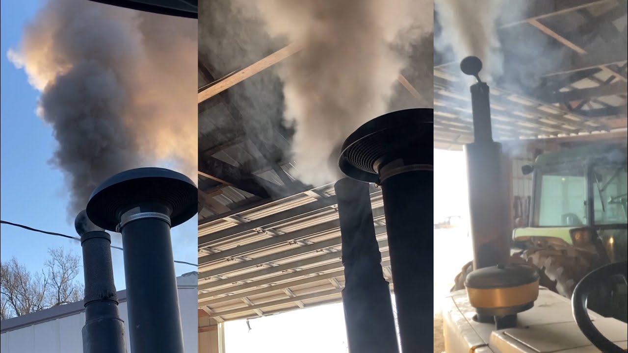 The best of my cold starts |John Deere 4440|John Deere 4555|Case 970| # ...