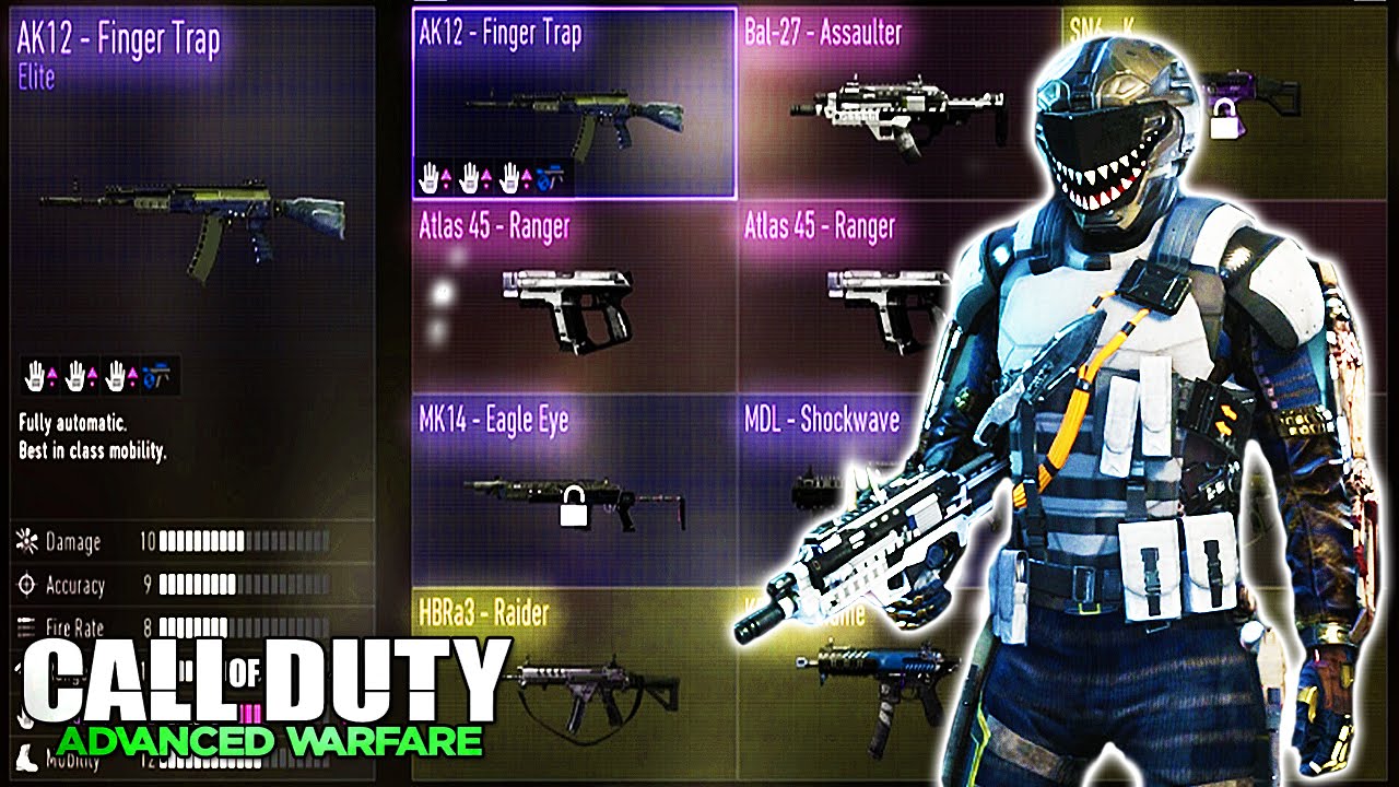 Advanced Warfare - My 1st Prestige Loot, Guns, Gear & Characters (Call ...
