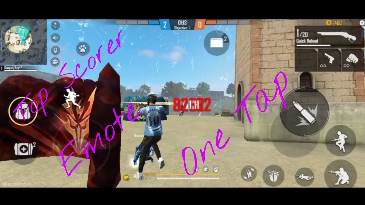 Top Scorer//Emote One Tap.... - YouTube