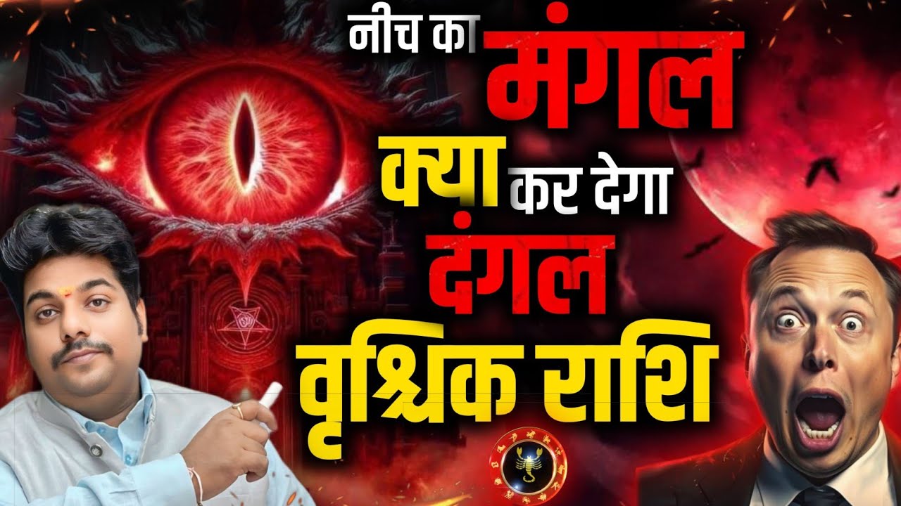 Vrishchik Rashi | वृश्चिक राशि मंगल होगा नीच 20 अक्टूबर 2024 से 3 ...