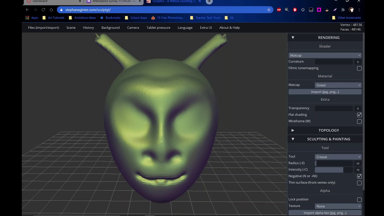 Sculpture: Masking/Painting Challenge. Sculpt GL - YouTube