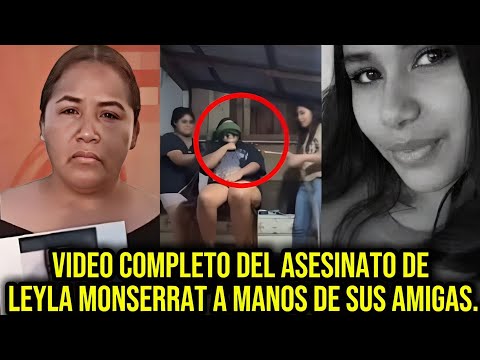 Video of the exact moment Leyla Monserrat lost her life