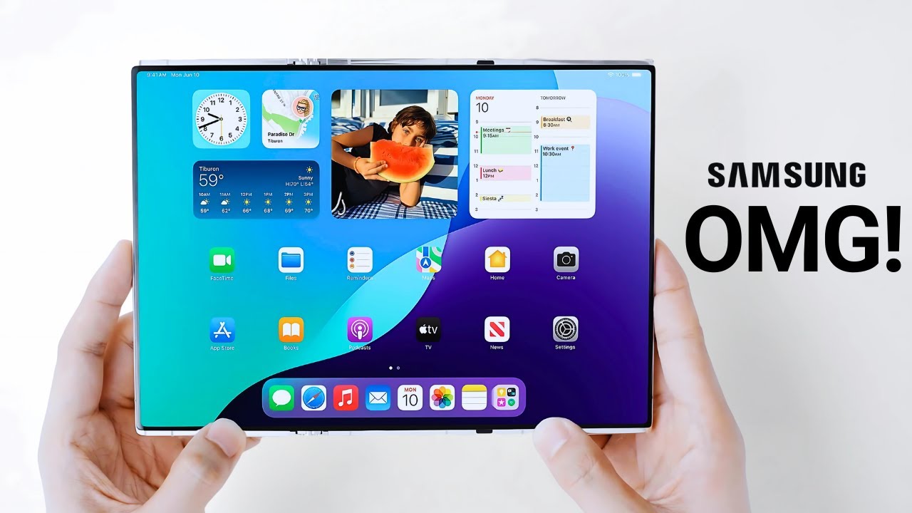 Samsung First Triple Folding Phone - IT'S OFFICIAL!! - YouTube