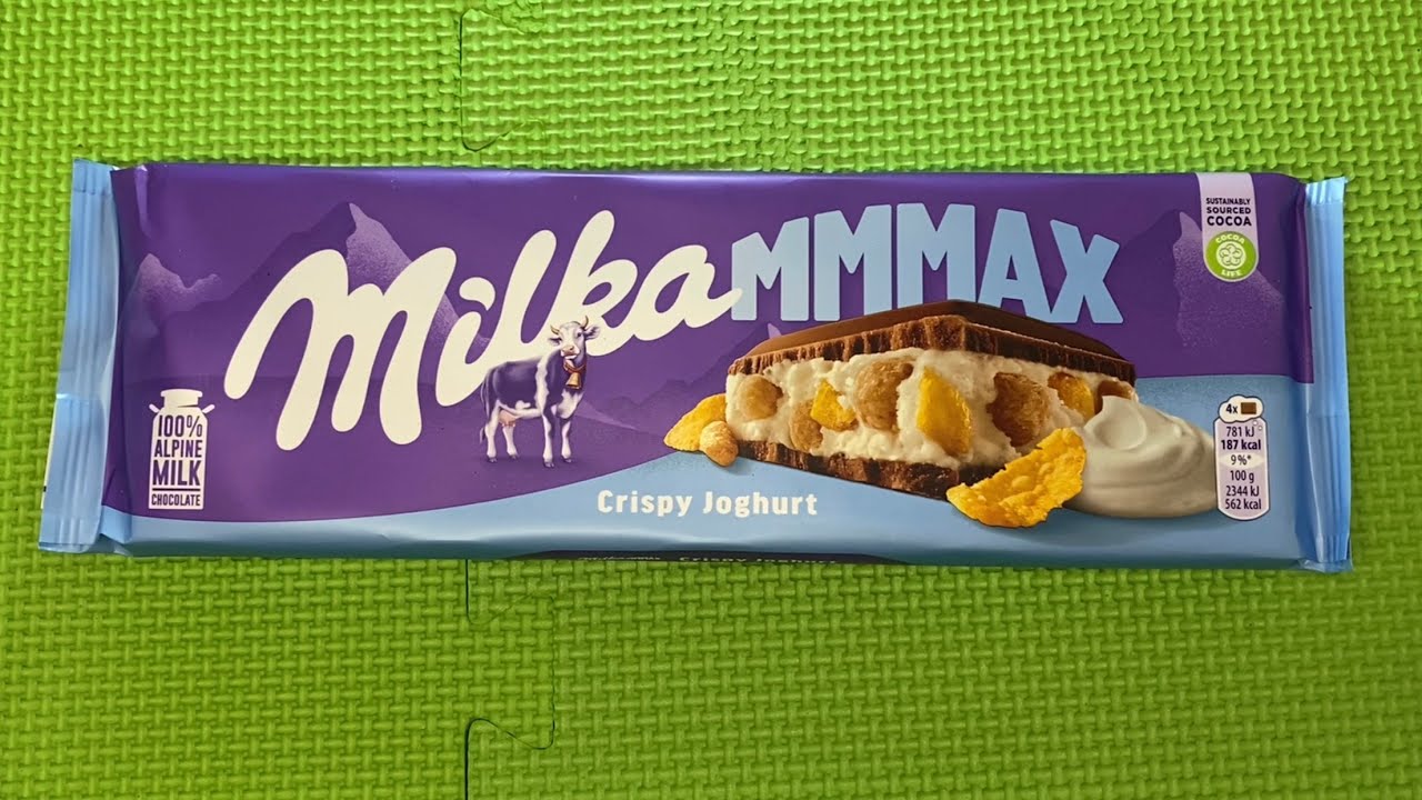Milka MMMAX Crispy Joghurt Unboxing / Milka / Satisfying ASMR #milka ...