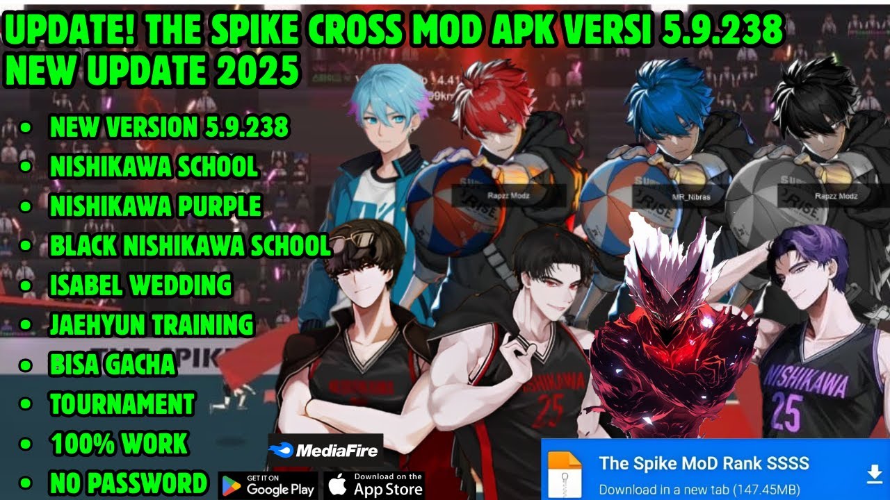 UPDATE! Download The Spike Cross MOD APK V5.9.238 2025 (Unlock ...