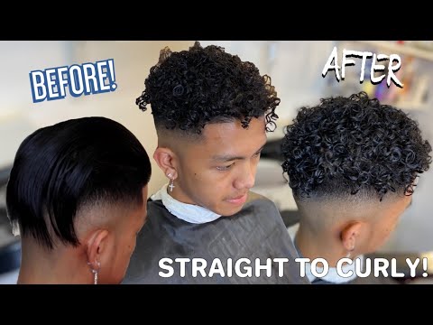HOW TO GET CURLY HAIR! STRAIGHT TO CURLY!