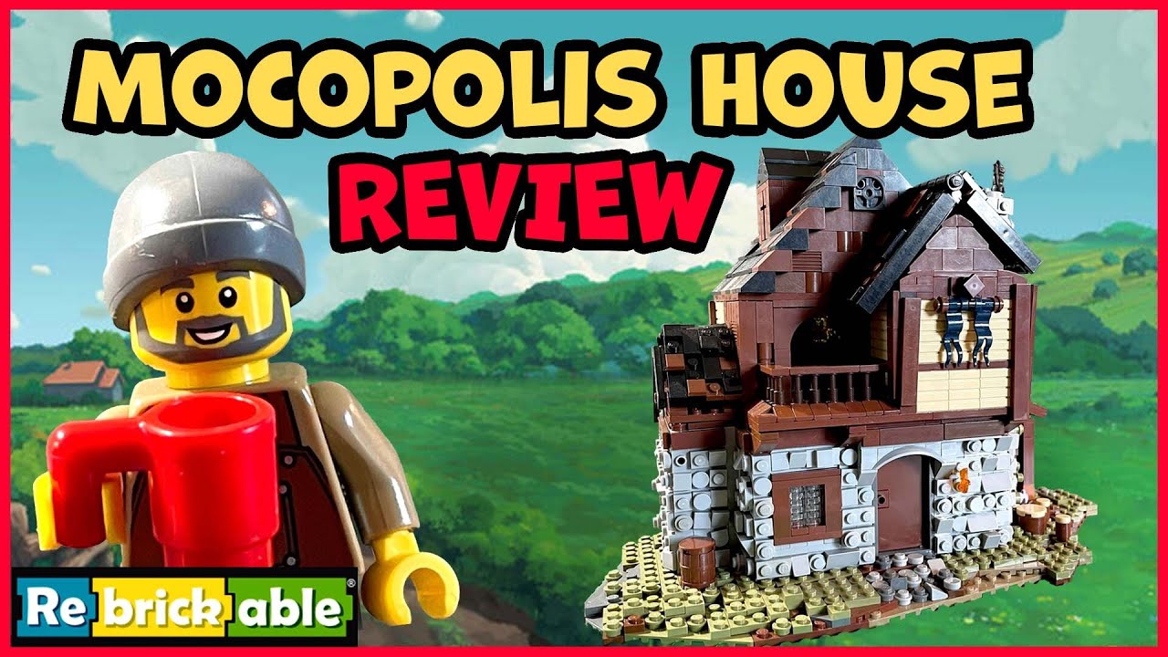 LEGO MOC REVIEW! Custom Medieval House by Mocopolis (MOC-49535) - YouTube
