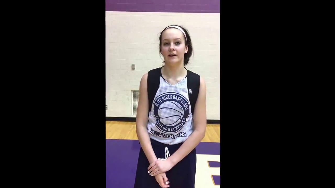 Elite Scorer 2020 Sydney Parrish Post-Game at EGB All-American Games ...