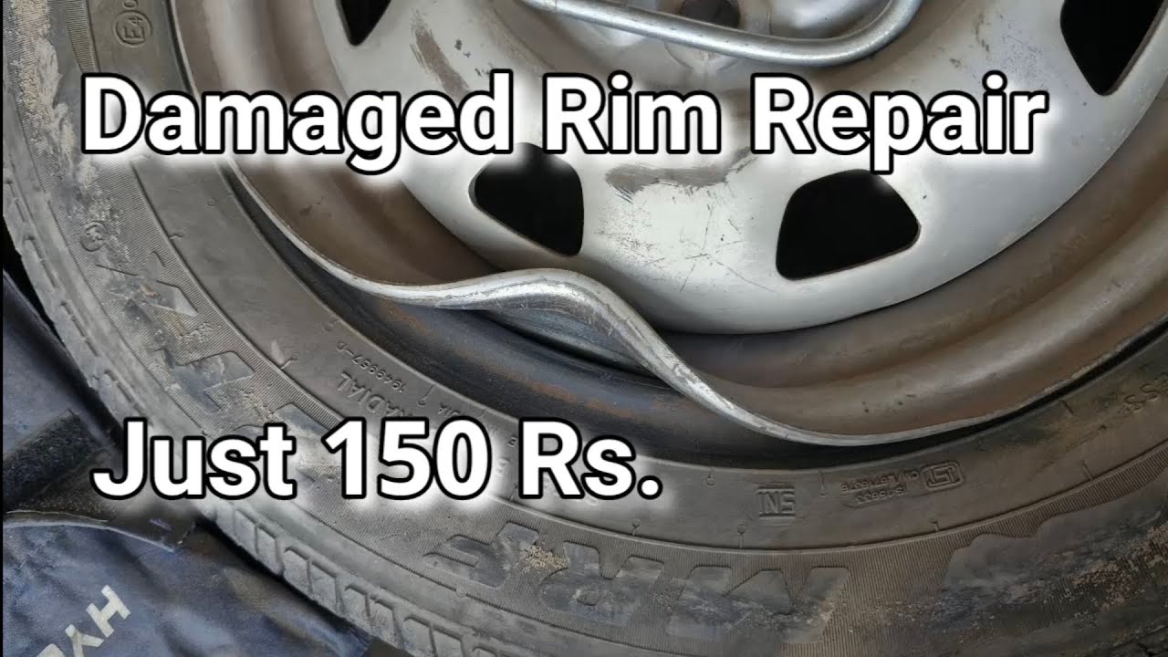 Damaged Rim Repair just 150 Rs. | Blacksmith in Chandigarh Manimajra ...