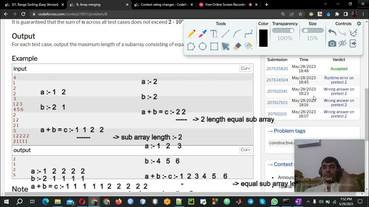 B Array merging - YouTube