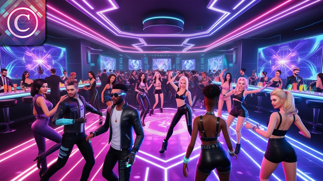 Party Chat 💃🕺 Virtual Nightclub 🎶🎵 EDM & House Music Livestream - YouTube