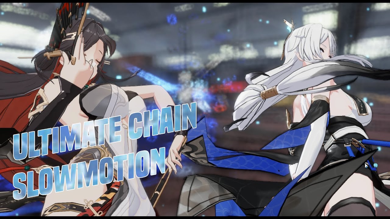 【AETHER GAZER】GENGCHEN AND LING GUANG ULTIMATE CHAIN SLOWMOTION - YouTube