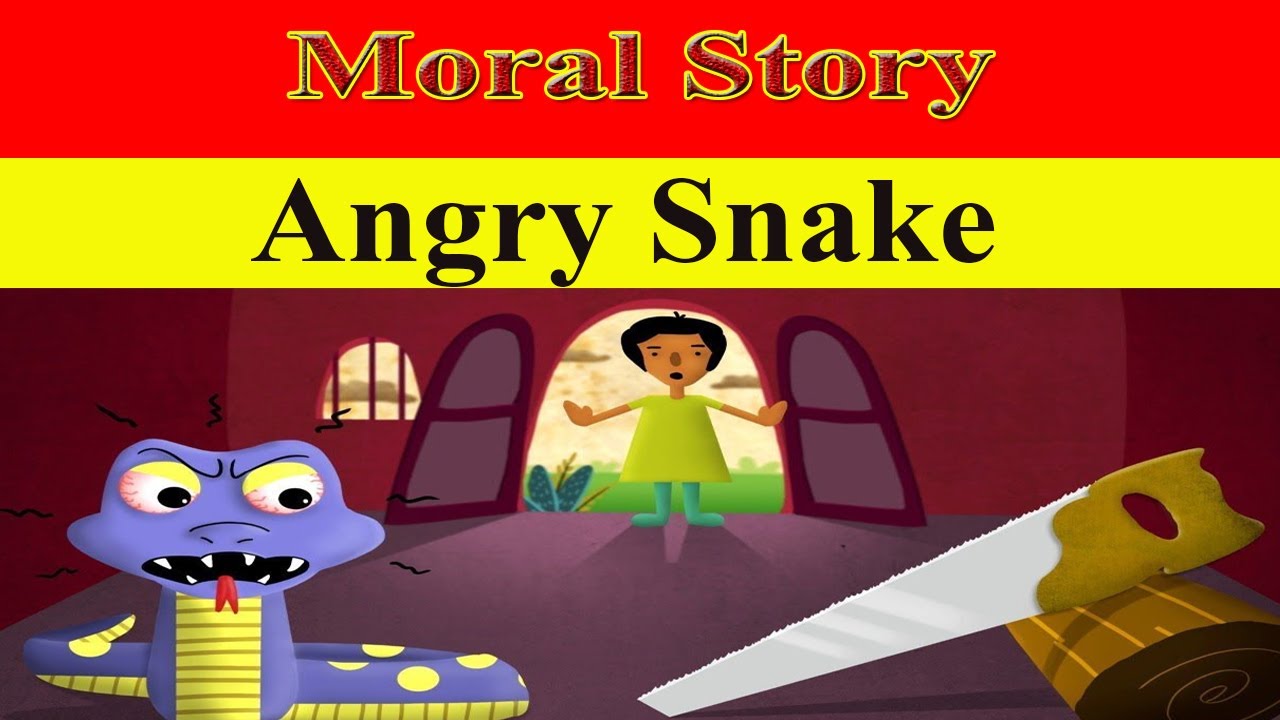 Short Story in English - Angry Snake | Moral Story for English. - YouTube