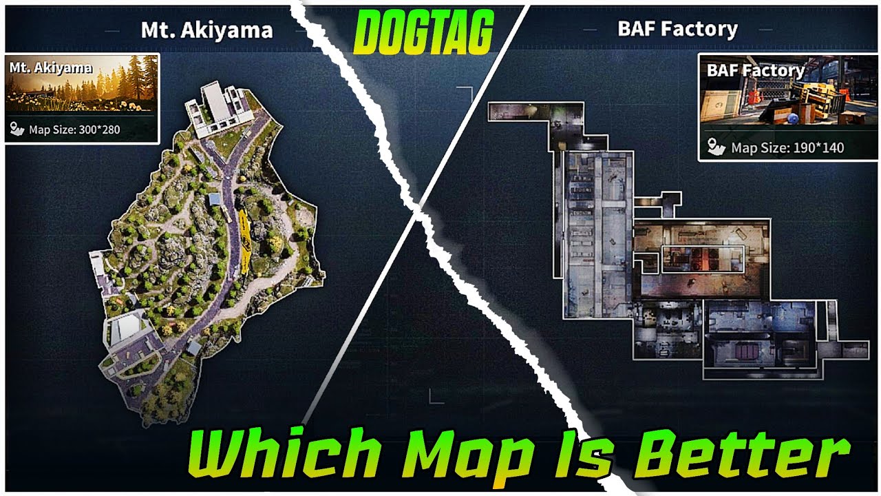 Which DOGTAG Map is Better? MT.Akiyama vs BAF Factory! - Lost Light ...