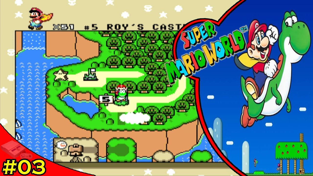 Mario no 5 castelo Roy's Castle | Super Mario World - YouTube