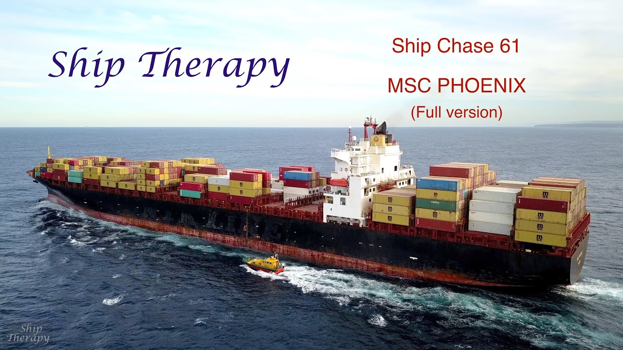 Ship Chase 61 (Full version) - MSC Phoenix departs Botany Bay - Mavic ...