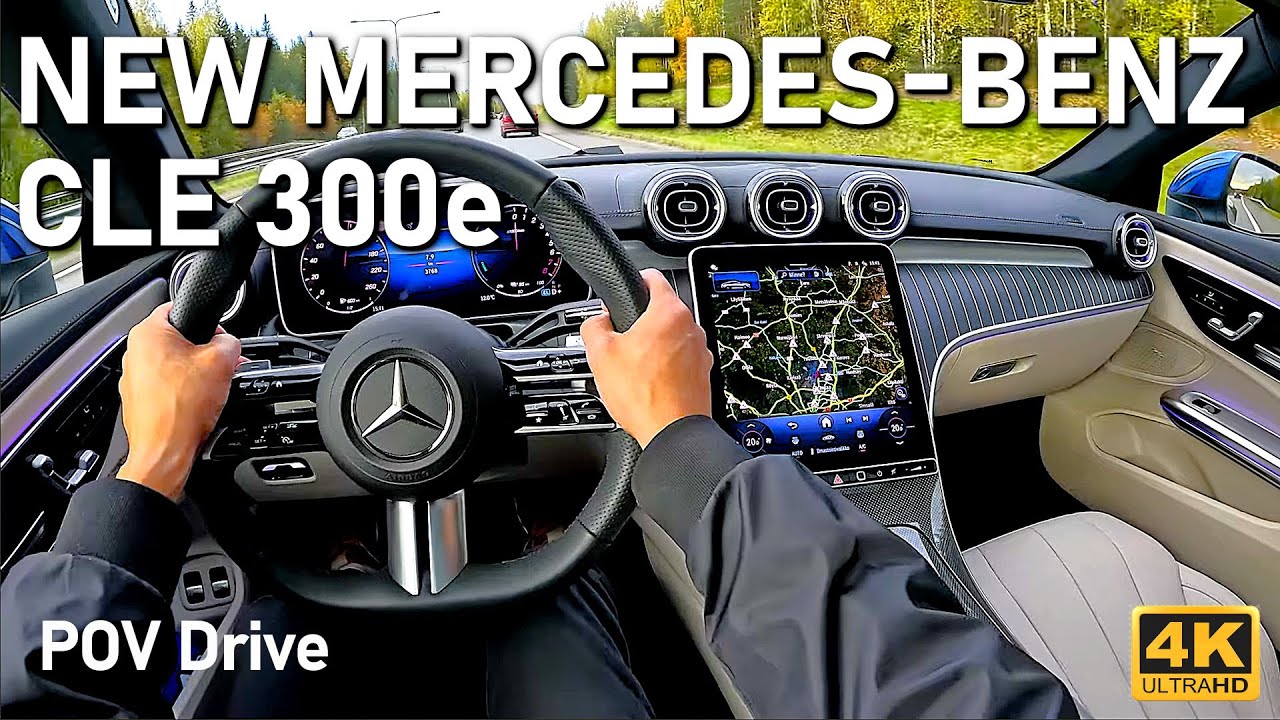 NEW Mercedes-Benz CLE 300e POV Drive - YouTube