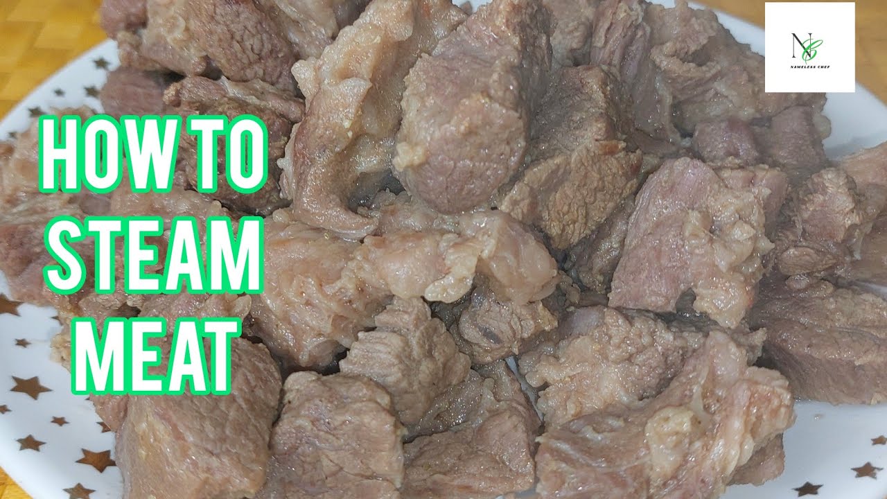 How To Steam Boil Meat (Ginger , Garlics & Natural spices) - YouTube