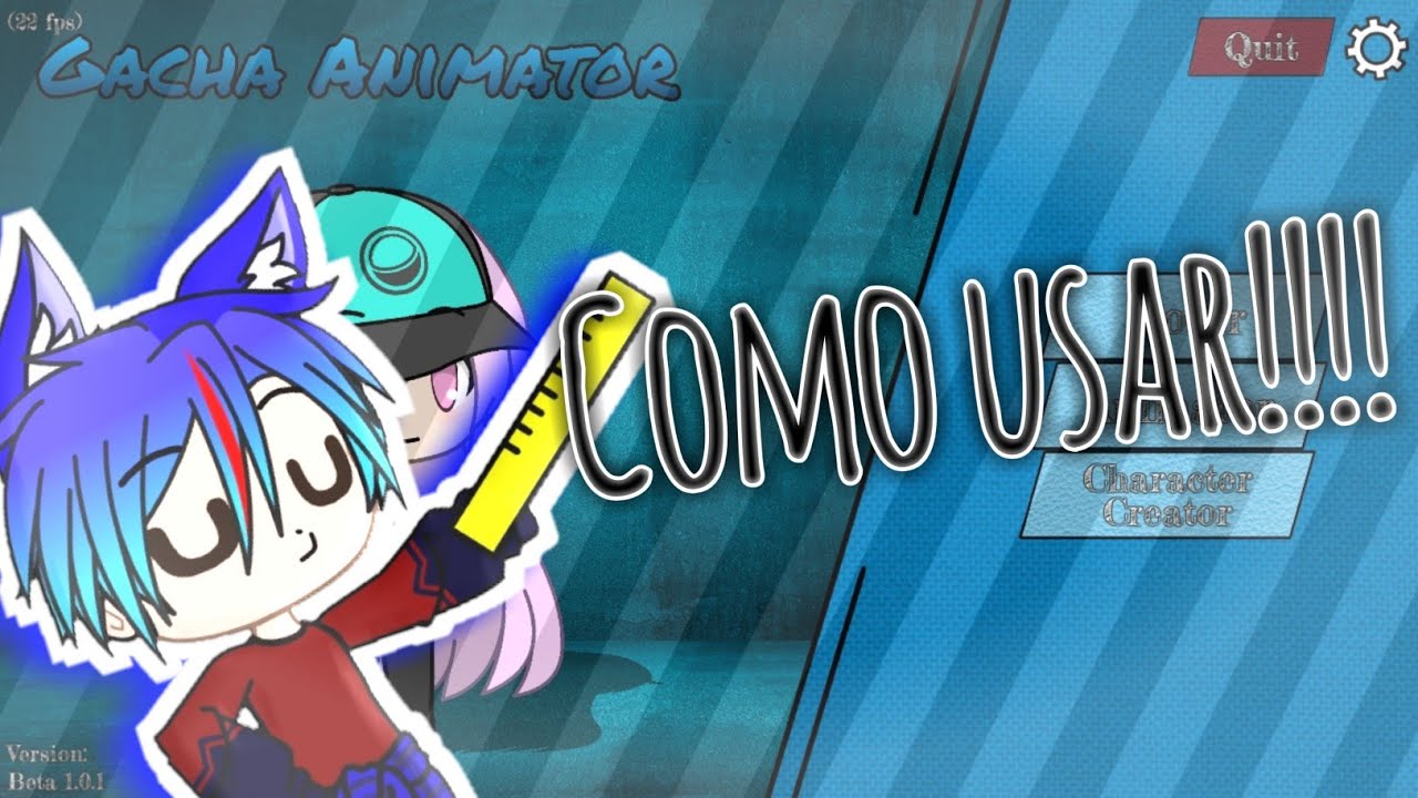 Como usar o Gacha Animator•° {Tutorial} - YouTube