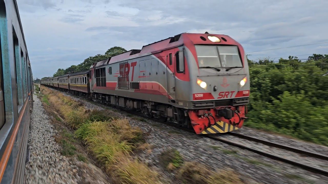 พขร.โบกมือมาว่าขอแซงไปก่อน รถเร็ว 169 ซิ่งปาดโค้งแซง 355 ที่ต้นสำโรง ...