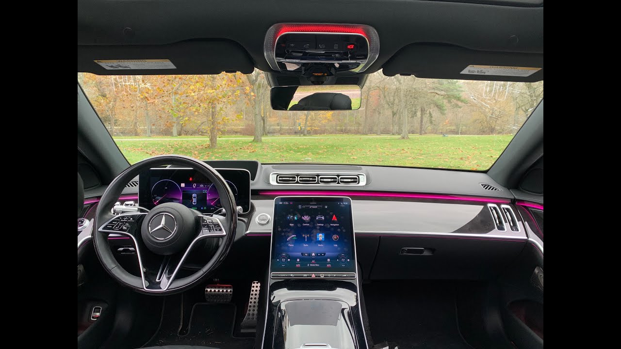 See the 2021 Mercedes-Benz S580’s Coolest Interior Technology Features ...