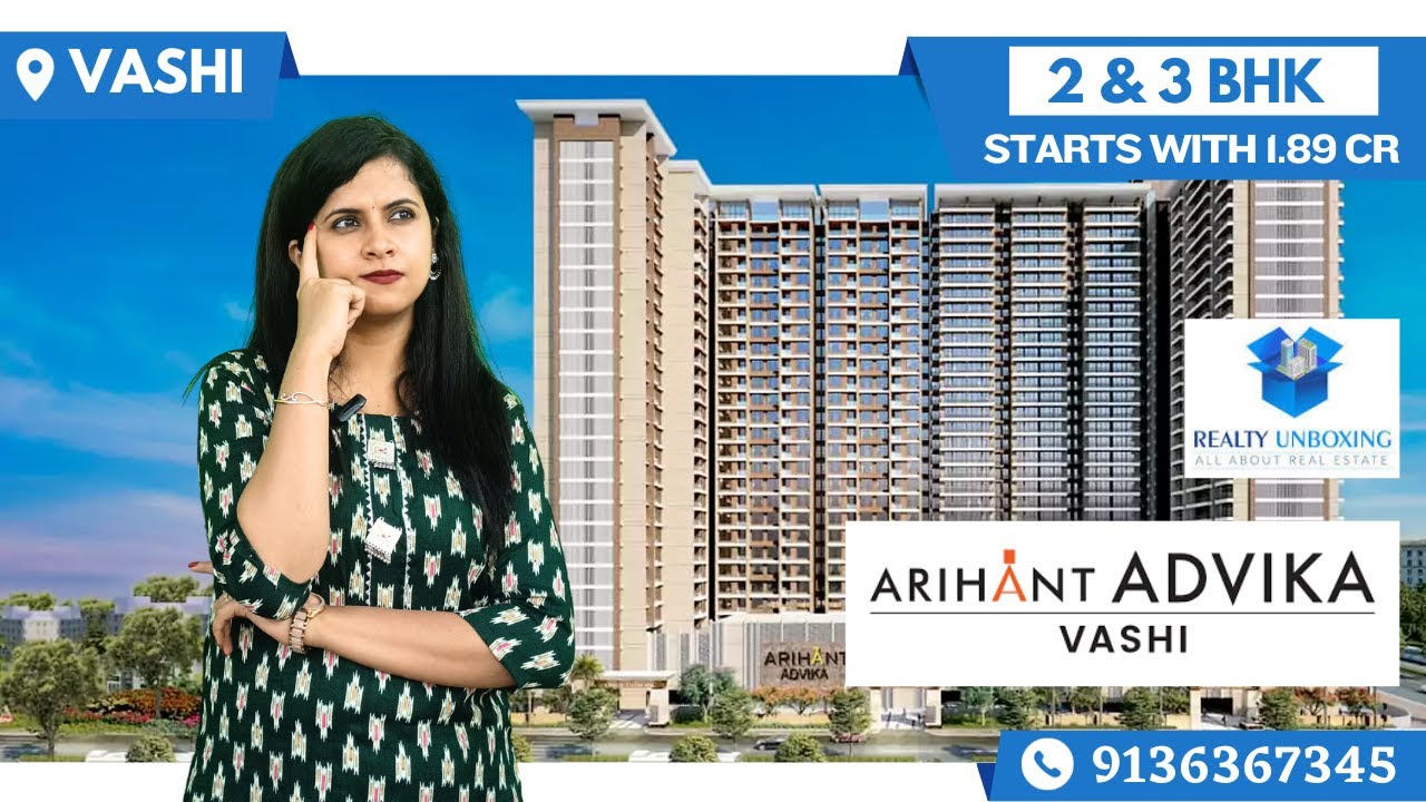 New Project In Vashi | Arihant Advika | 2 & 3 BHK Flats In Vashi ...