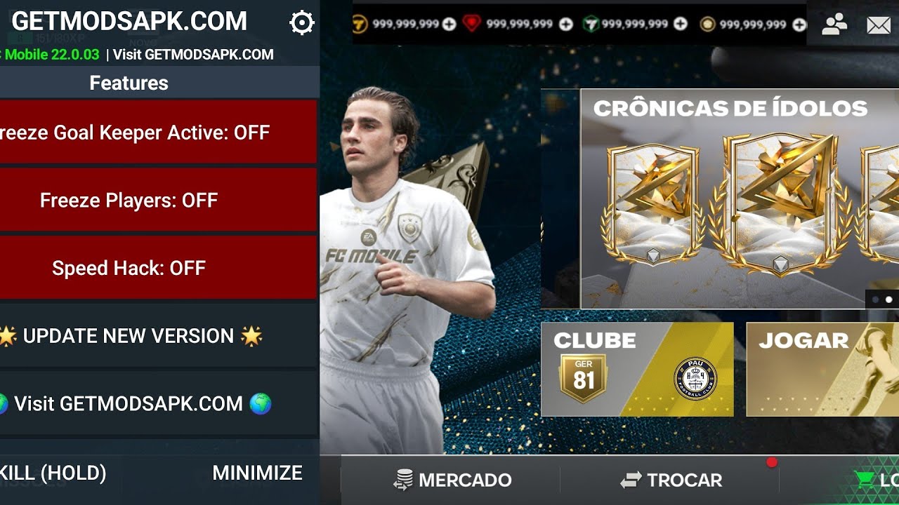 MOD MENU FC 24 MOBILE ATUALIZADO - YouTube