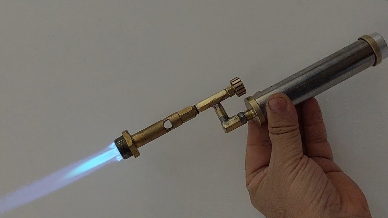 DIY Jet Torch with Blue Flame | Stainless Steel Tank & High Heat Output ...