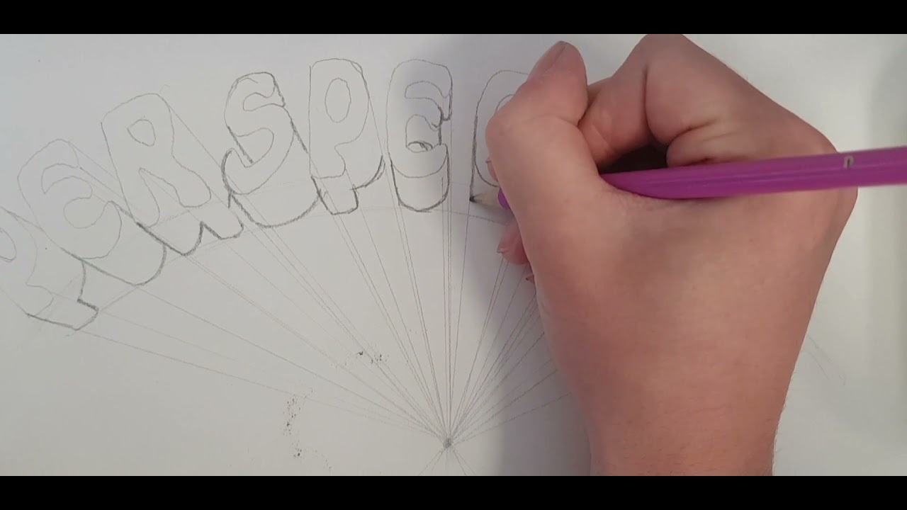 One Point Perspective drawing practice - YouTube