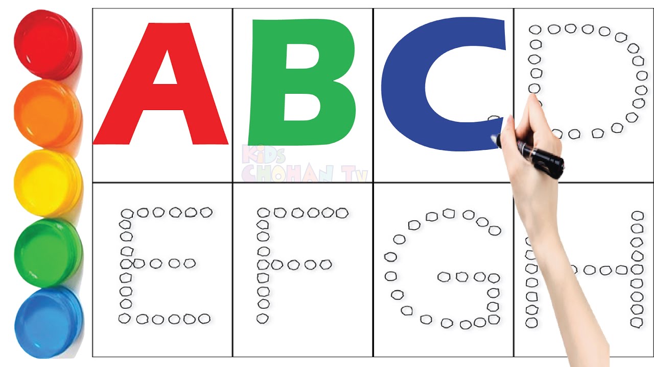 Abc Dotted Tracing, English Alphabet Writing, Preschool learning #abc # ...