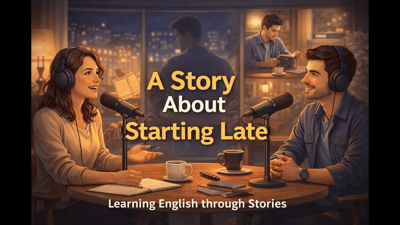 Learn English through a story about starting late, self-doubt, and ...