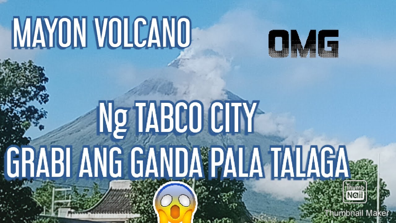 Mayon volcano from tabaco - YouTube