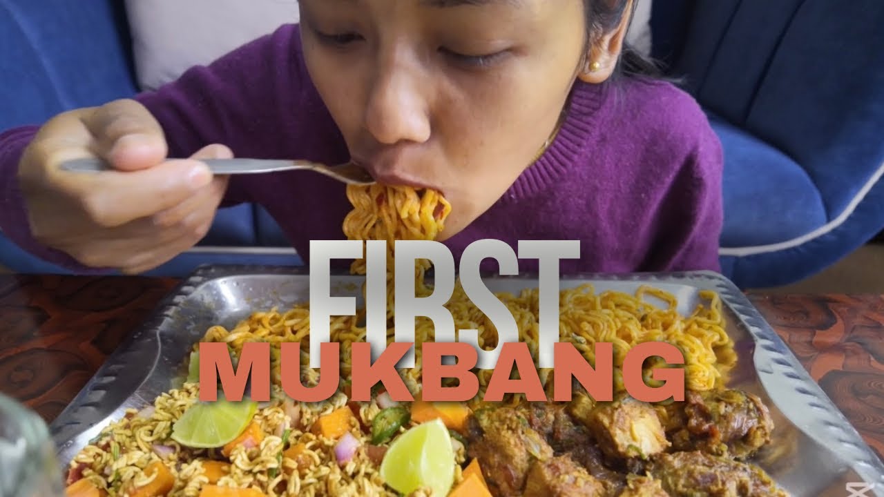 FIRST MUKBANG||HOPE U GUYS ENJOY MY MUKBANG || - YouTube