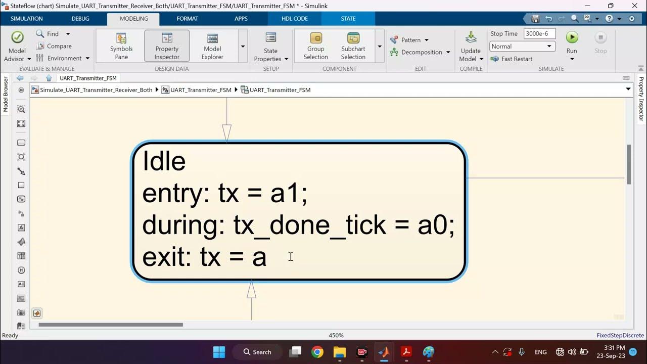 Tutorial 12: UART Transmitter Design using HDL Coder - Part (2) - YouTube