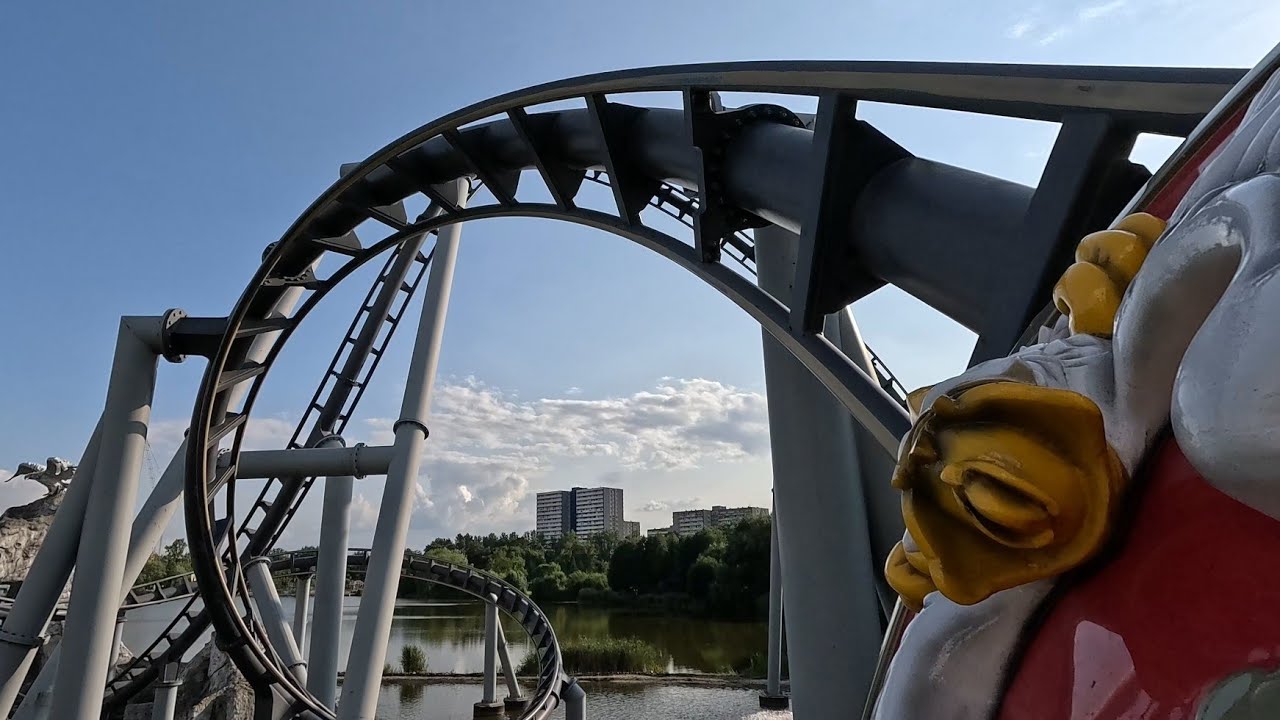 Lech Coaster ( Horizon Lock Frontrow Onride ) [ Legendia Chorzów 2024 ...