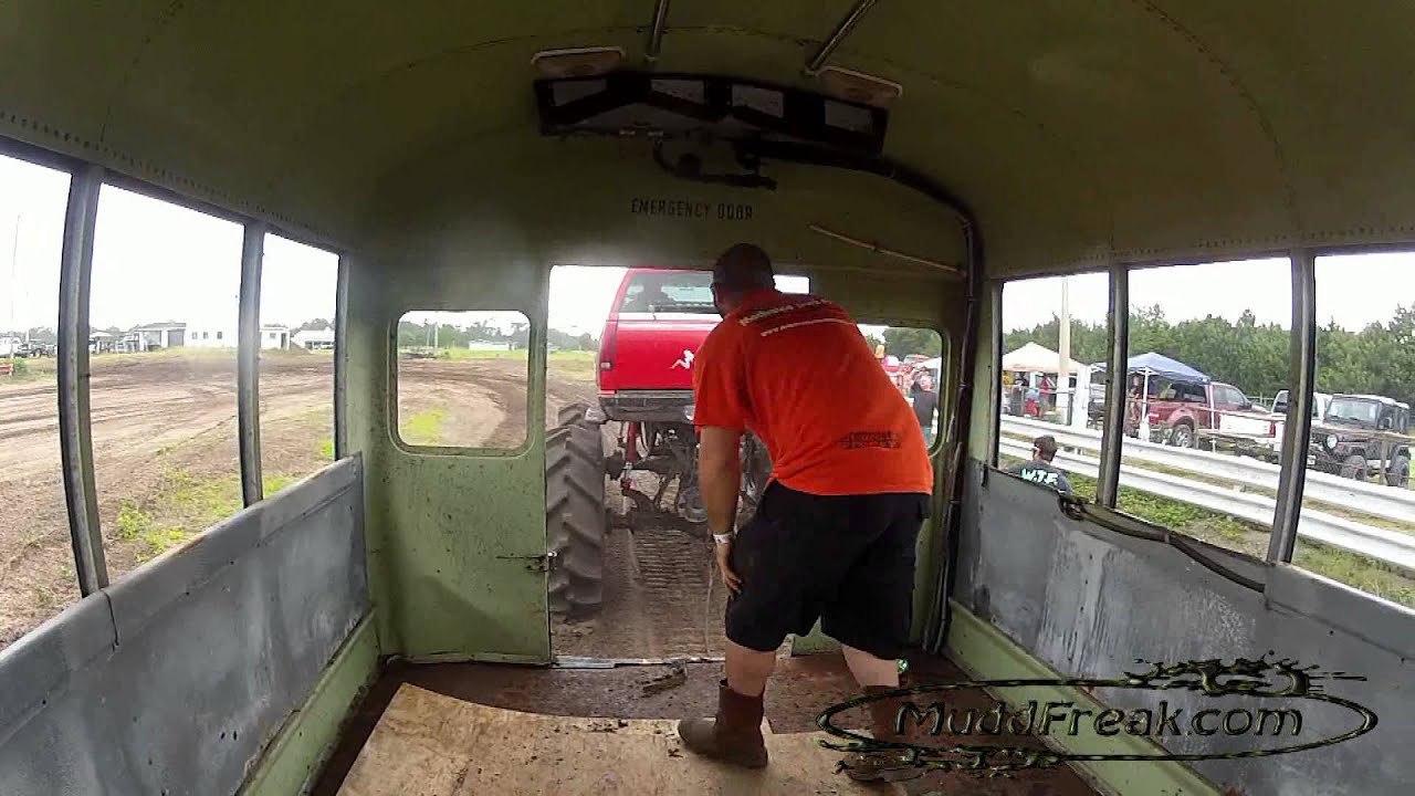 5 TON 4X4 Trucks pulling a School Bus Bithlo Fl by MuddFreak - YouTube