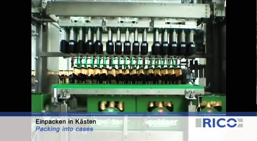 RICO - Ein-/Auspackmaschinen (Crating and decrating machine) - YouTube
